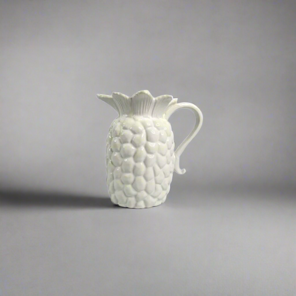 Unique Boys Interiors White Pineapple Jug