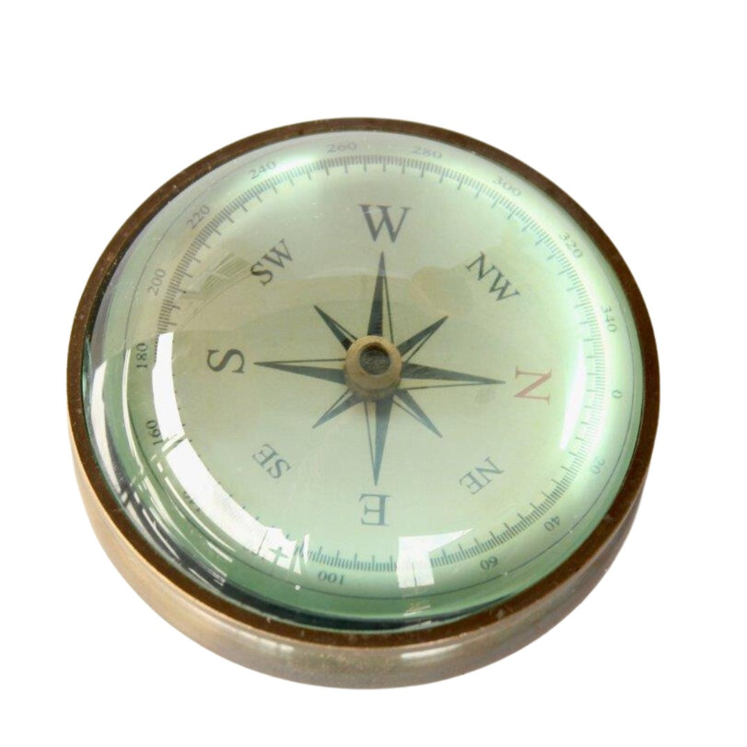 Unique Boys Interiors Brass domed compass