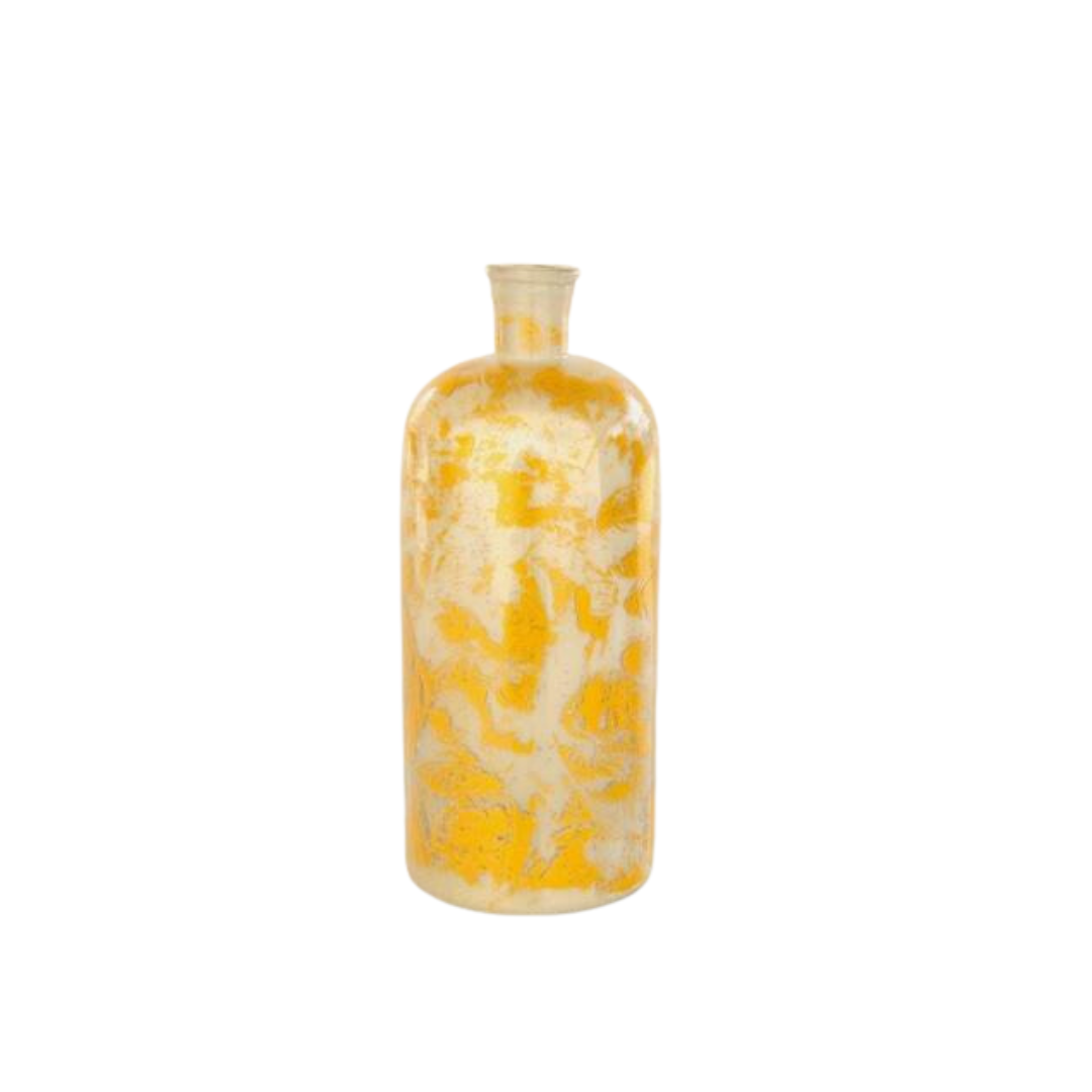 Unique Boys Interiors Yellow glass bottle